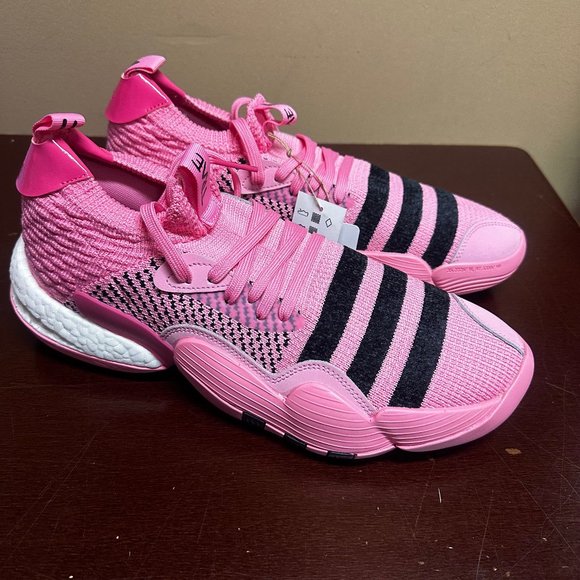 adidas | Shoes | Adidas Mens Pink Trae Young 2 Ie667 Lace Up Athletic ...